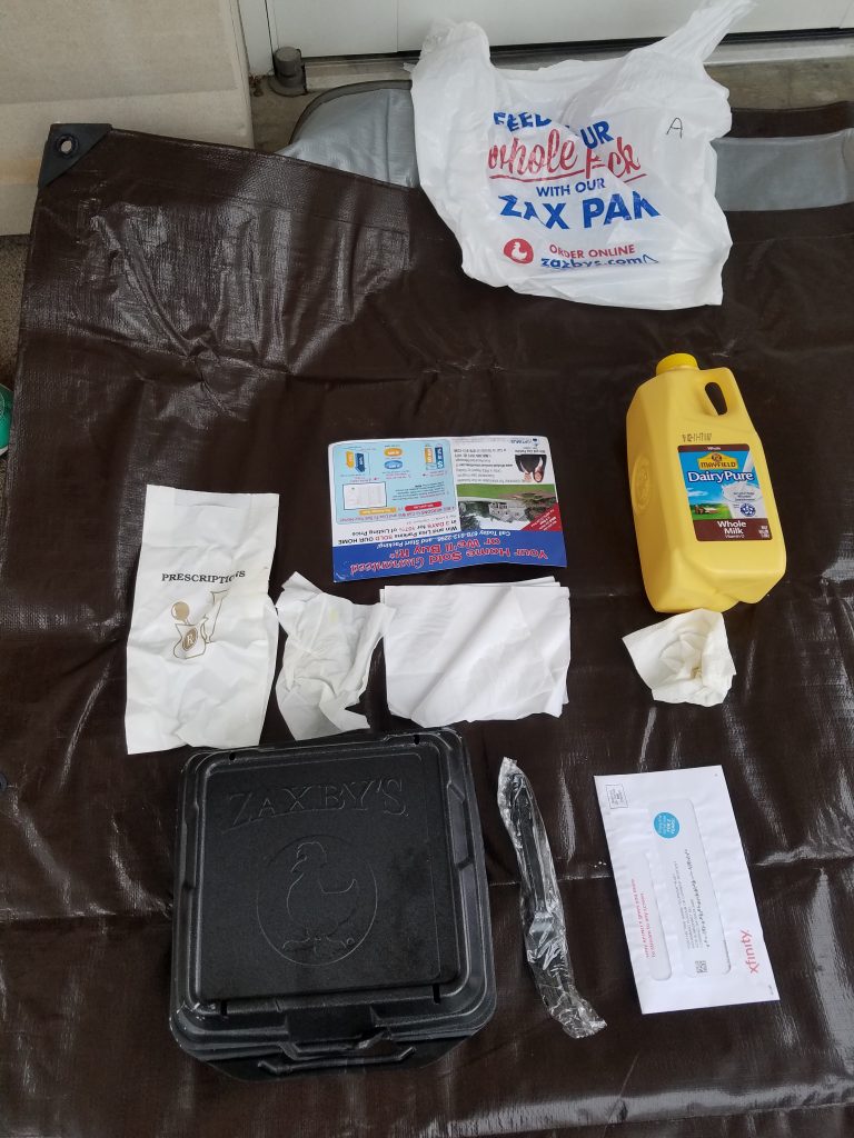 Examining Garbage – The Archaeology of Us