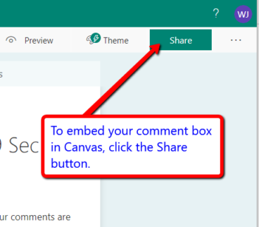 Adding An Anonymous Comment Box In Canvas – Digital Matters