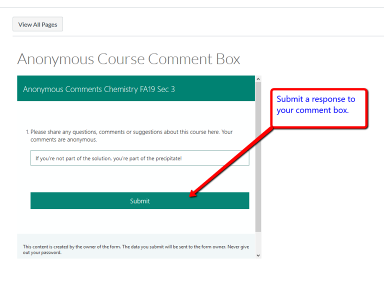 Adding An Anonymous Comment Box In Canvas – Digital Matters