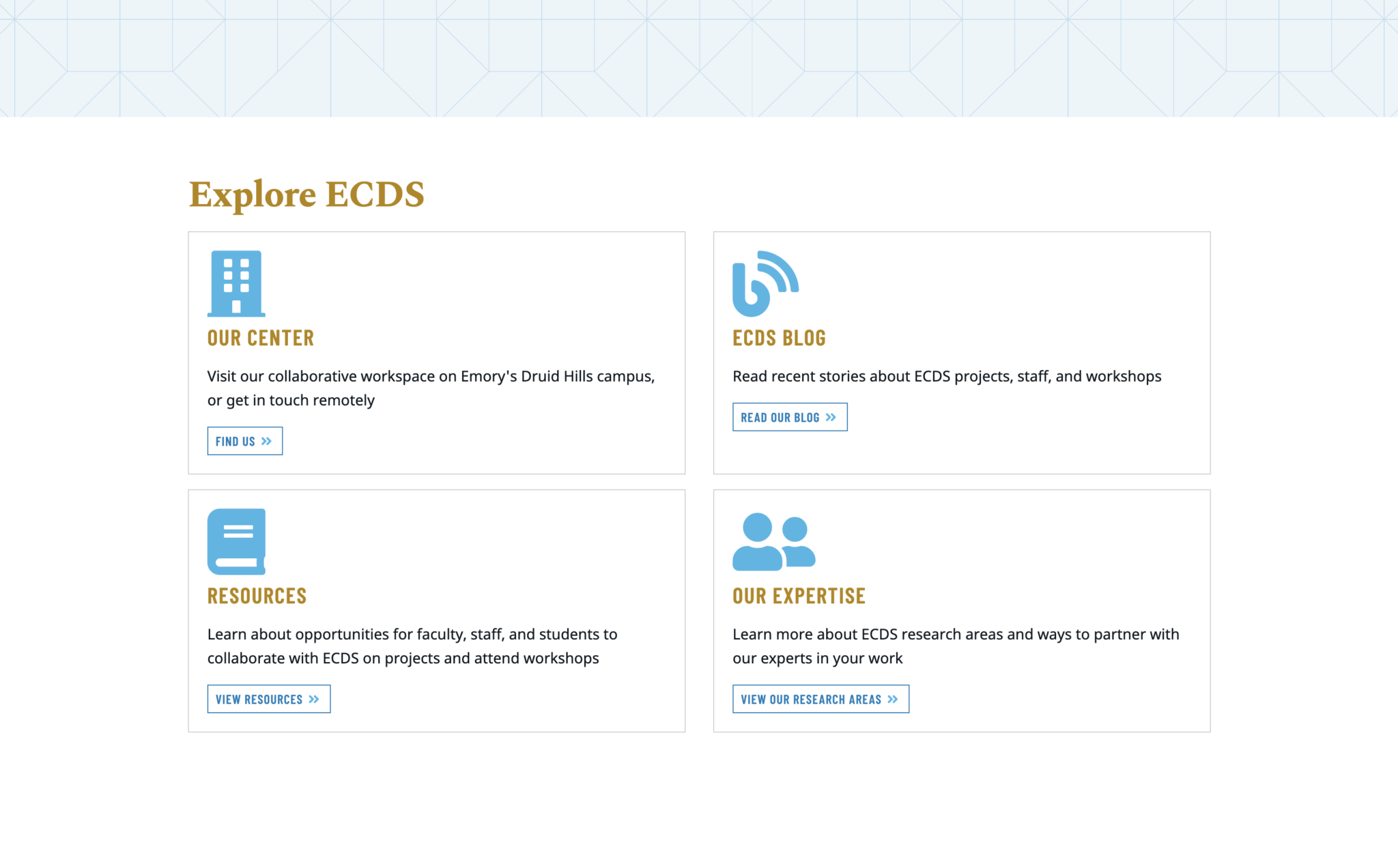 ECDS Launches Redesigned Website – Emory Center for Digital Scholarship