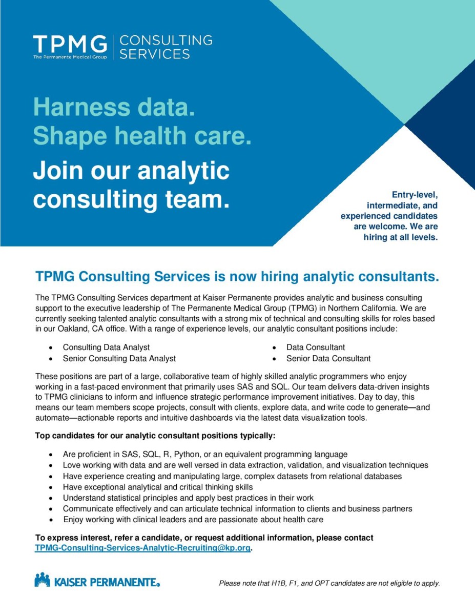 TPMG Consulting Services – The Confounder