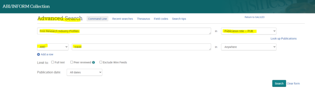 Business Research Database Blog Series: First Research via ABI/Inform Complete – Goizueta ...
