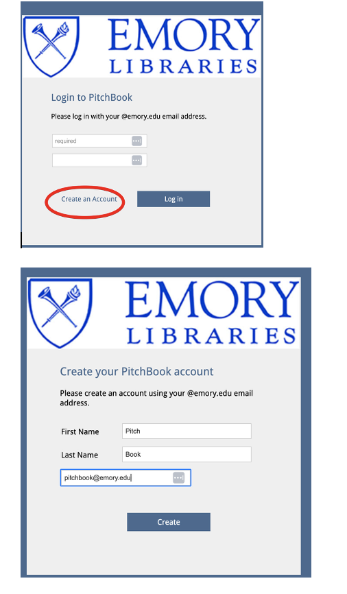 Creating a New PitchBook Account – Goizueta Business Library News