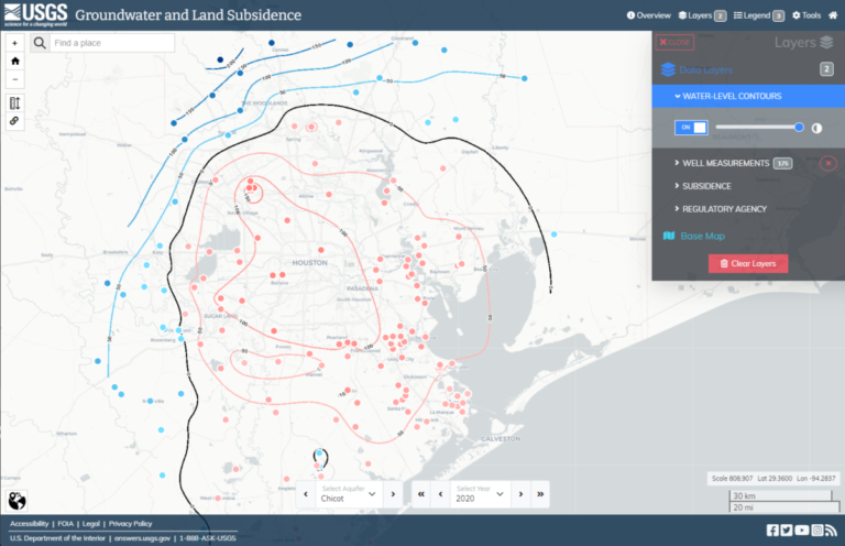 Subsidence of Houston, Texas – Landscapes and Geomorphology