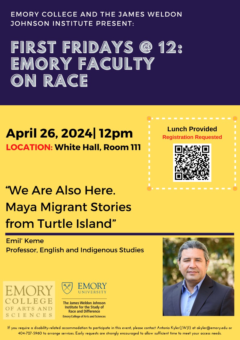 F 04/26 We Are Also Here. Maya Migrant Stories from Turtle Island ...