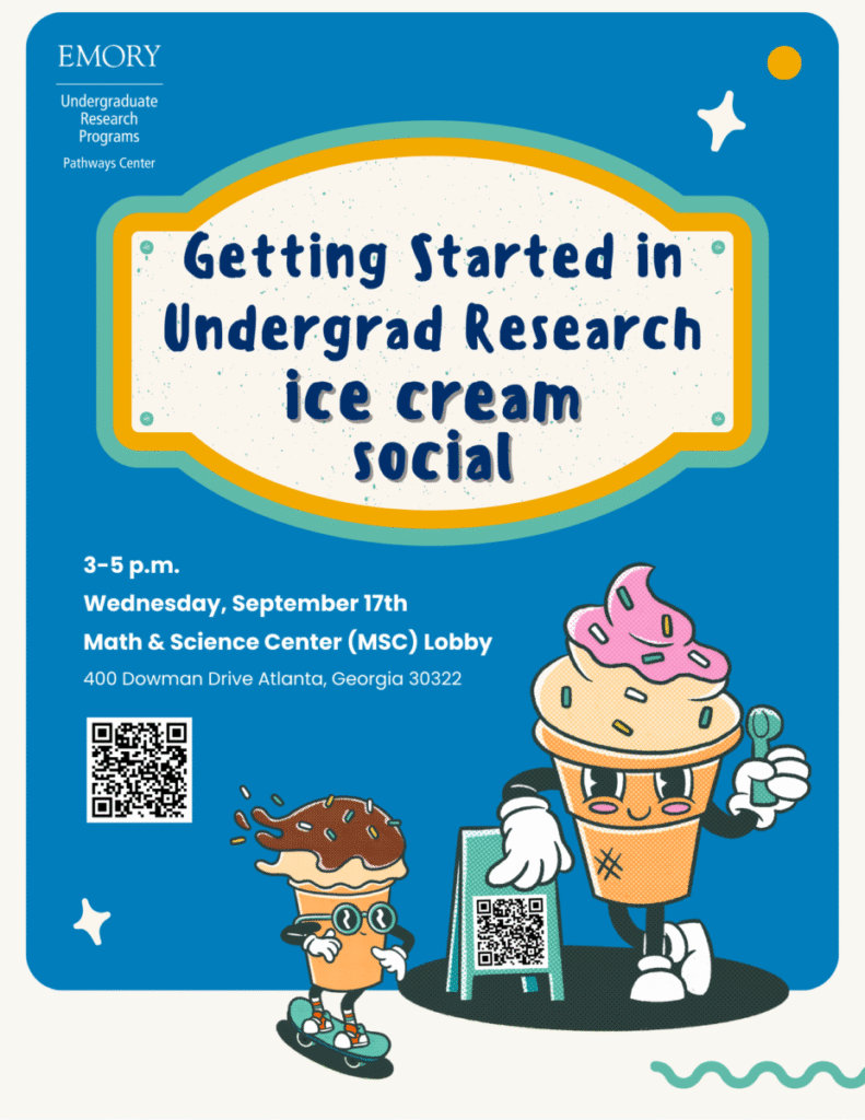 Emory Community: Getting Started in Undergraduate Research Ice Cream ...