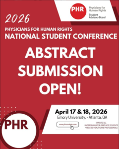 2026 PHR National Student Conference being hosted at Emory in the ...
