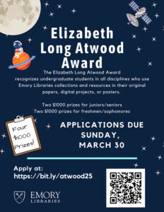 Call for Applications: Elizabeth Long Atwood Undergraduate Research ...