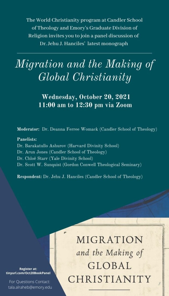 Migration and the Making of Global Christianity Panel Discussion ...